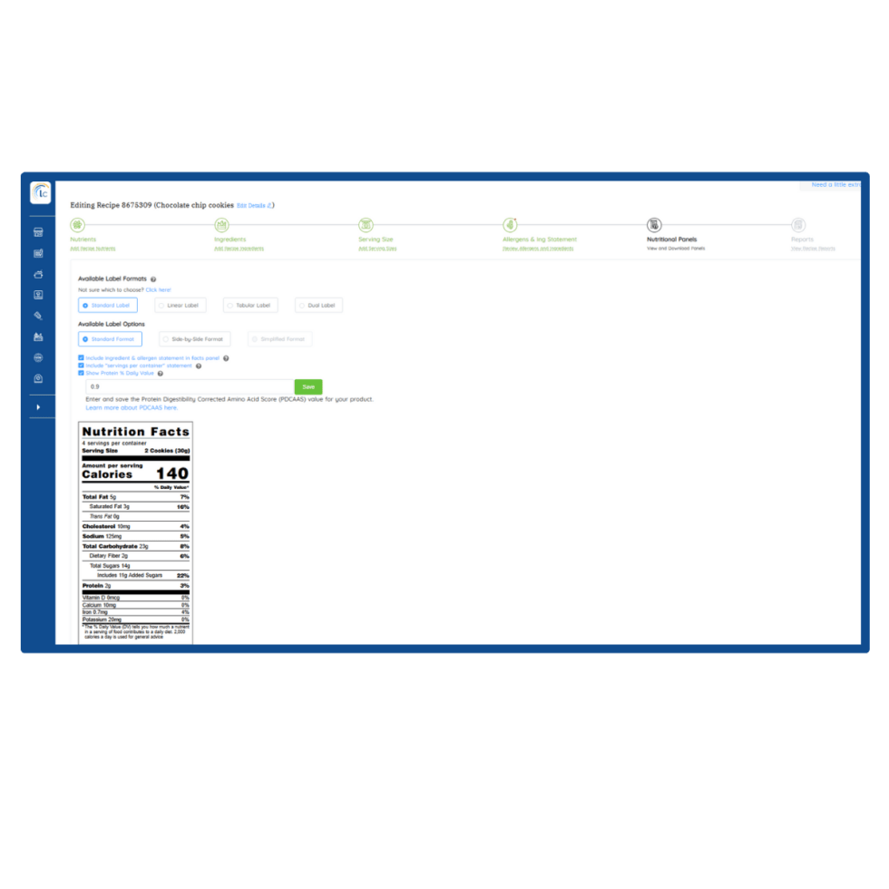 Food Labels | Product Overview | LabelCalc